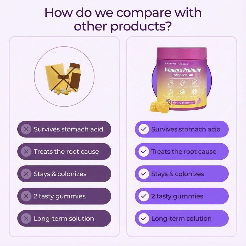 Slippery Elm Probiotics for Women – Nulsi